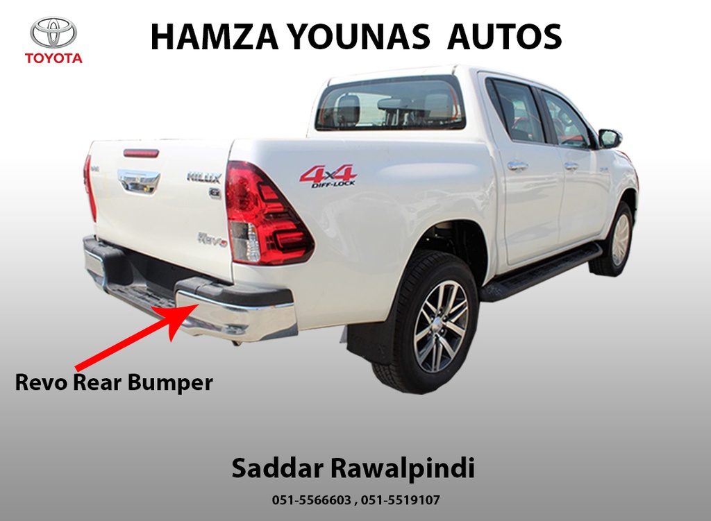 REAR BUMPER HILUX REVO KSC | H Y A parts