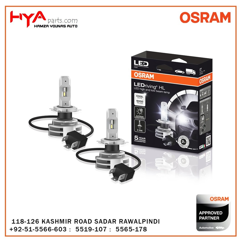 H4 BULB OSRAM LED | H Y A parts