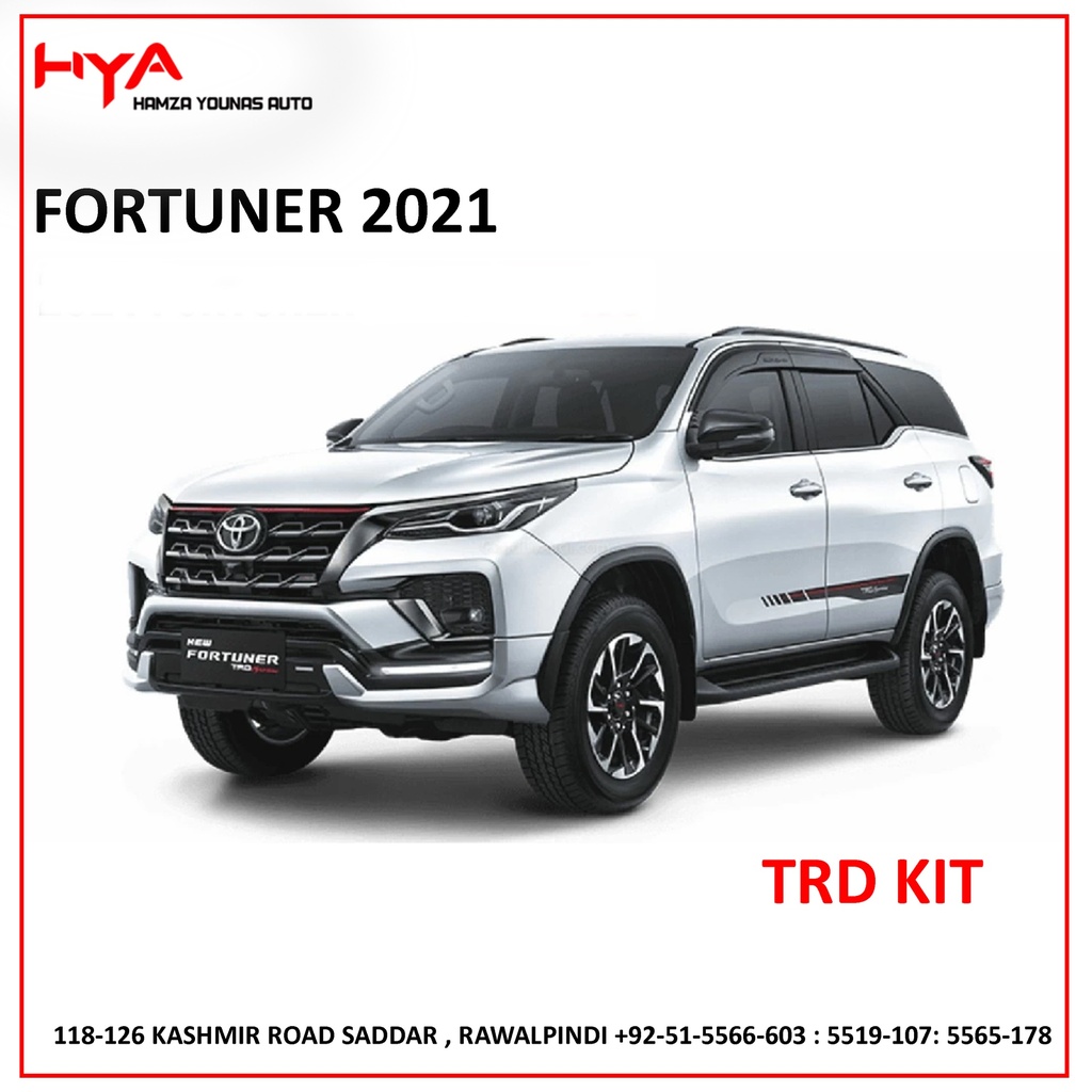 FRONT BUMPER EXTENSION FORTUNER 2021 TRD STYLE | H Y A parts