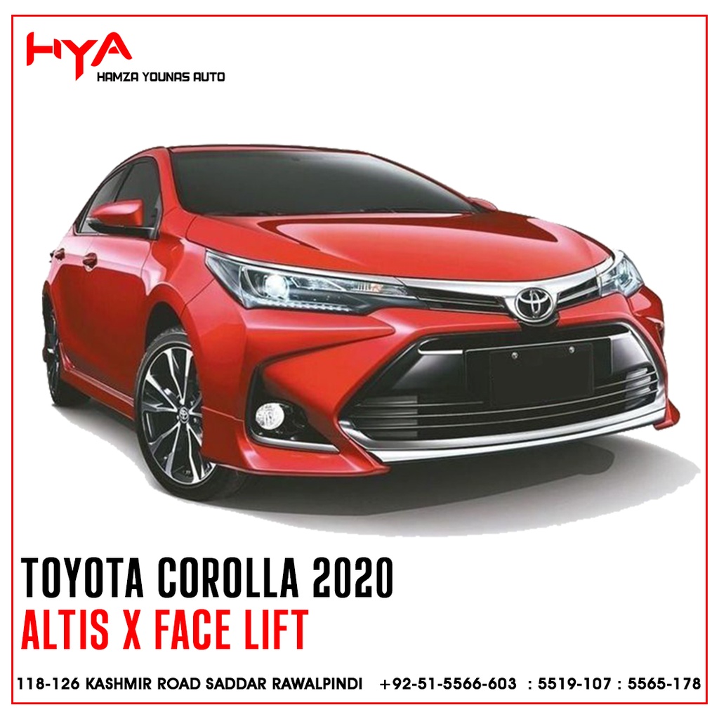 FACE LIFT ALTIS X (2018 TO 2021) TOYOTA GENUINE | H Y A parts