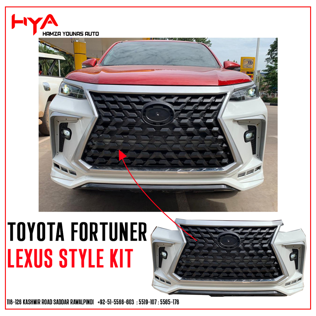 FL FORTUNER 2021 LX STYLE [BODY KIT FORTUNER 2021 LEXUS SYTLE (FRONT ...