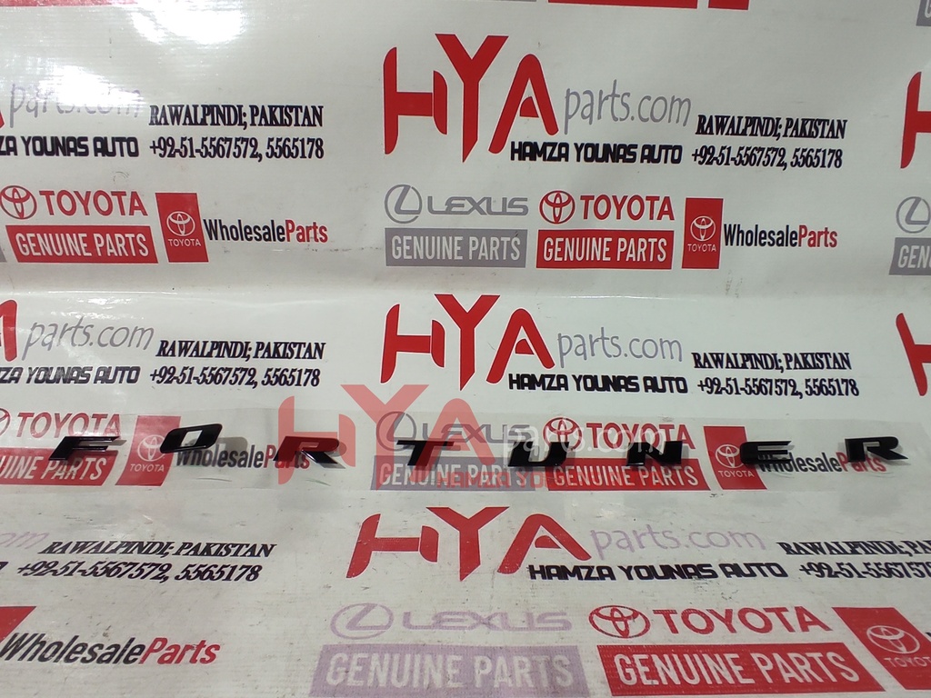 PLATE, BACK DOOR NAME, NO.3 | H Y A parts