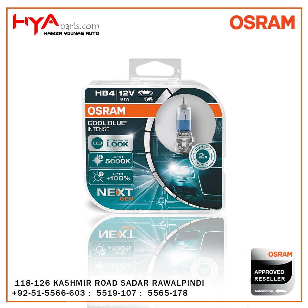 HB4 BLUB OSRAM COOL BLUE (9006) | H Y A parts