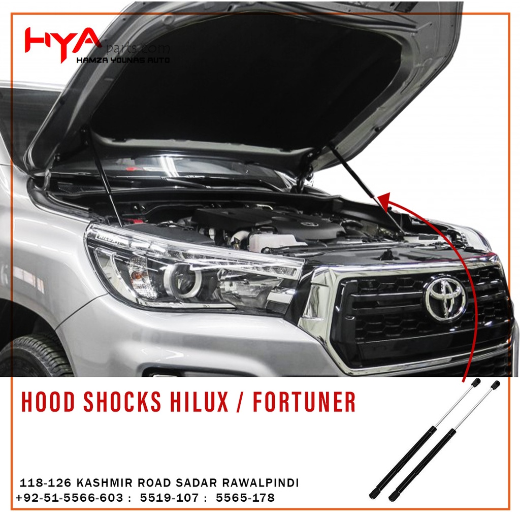 HOOD SHOCKS HILUX REVO / FORTUNER | H Y A parts