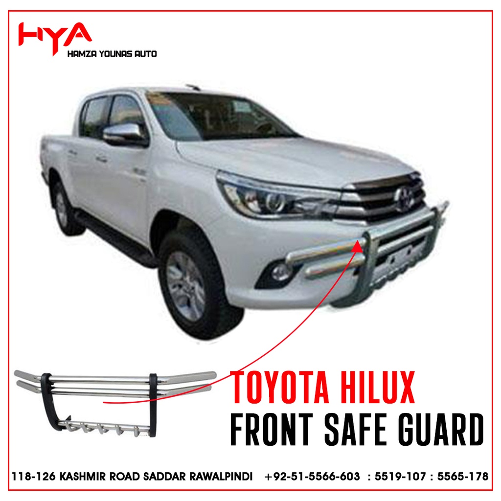 SAFE GUARD HILUX DOUBLE PIPE | H Y A parts