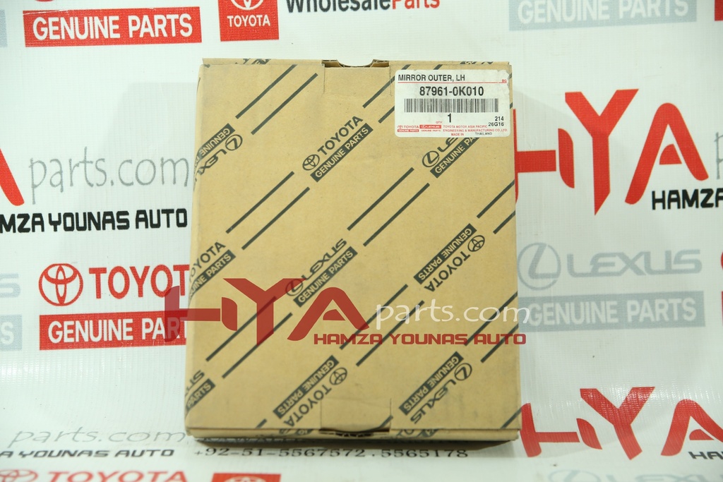 MIRROR OUTER, LH | H Y A parts