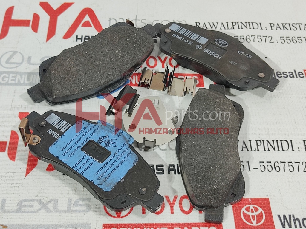 PAD KIT, DISC BRAKE, FRONT | H Y A parts