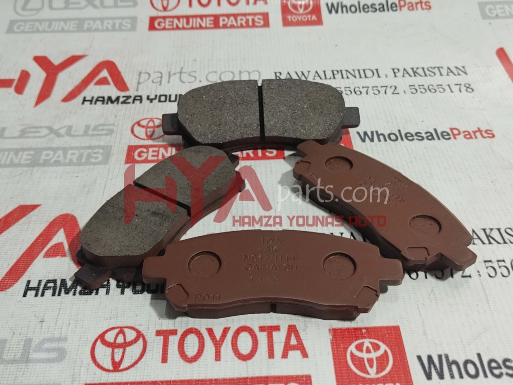 PAD KIT, DISC BRAKE, FRONT | H Y A parts