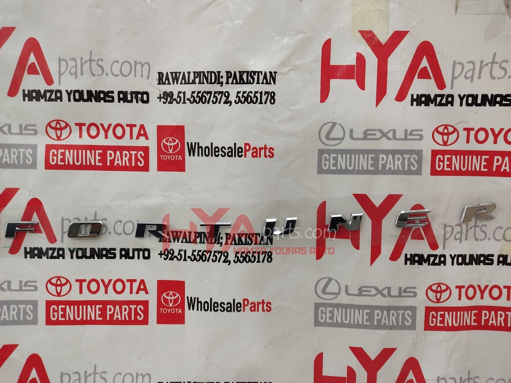 PLATE, BACK DOOR NAME, NO.3 | H Y A parts