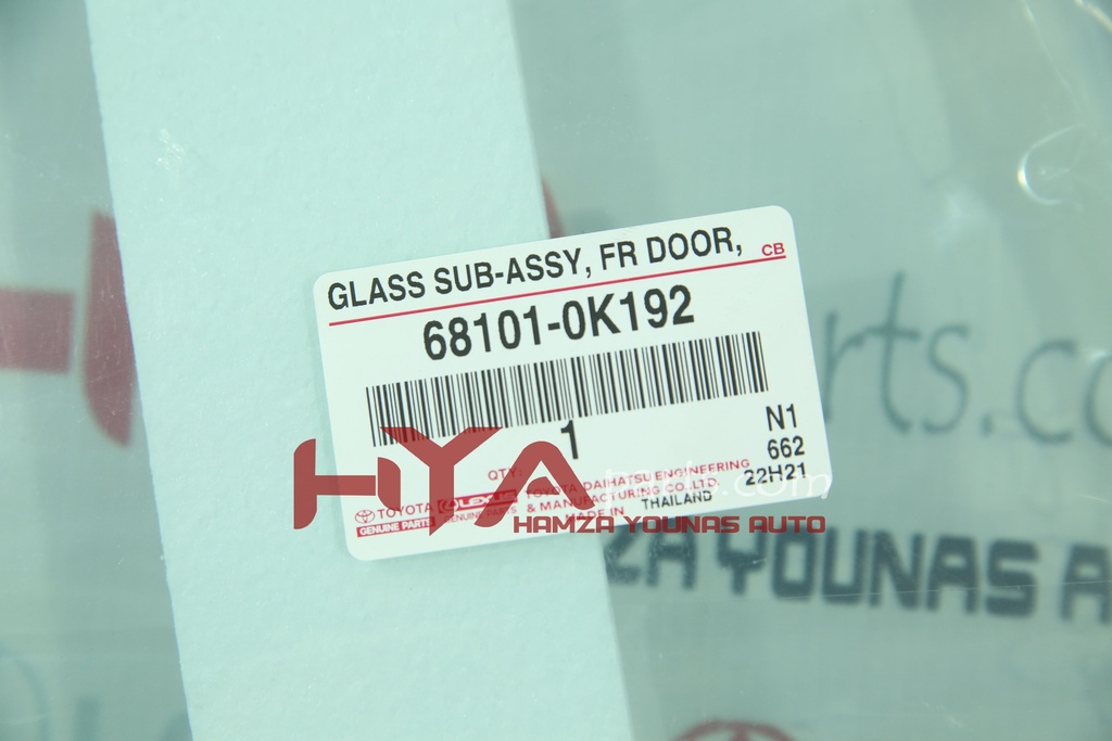 GLASS SUB-ASSY, FRONT DOOR, RH | H Y A parts