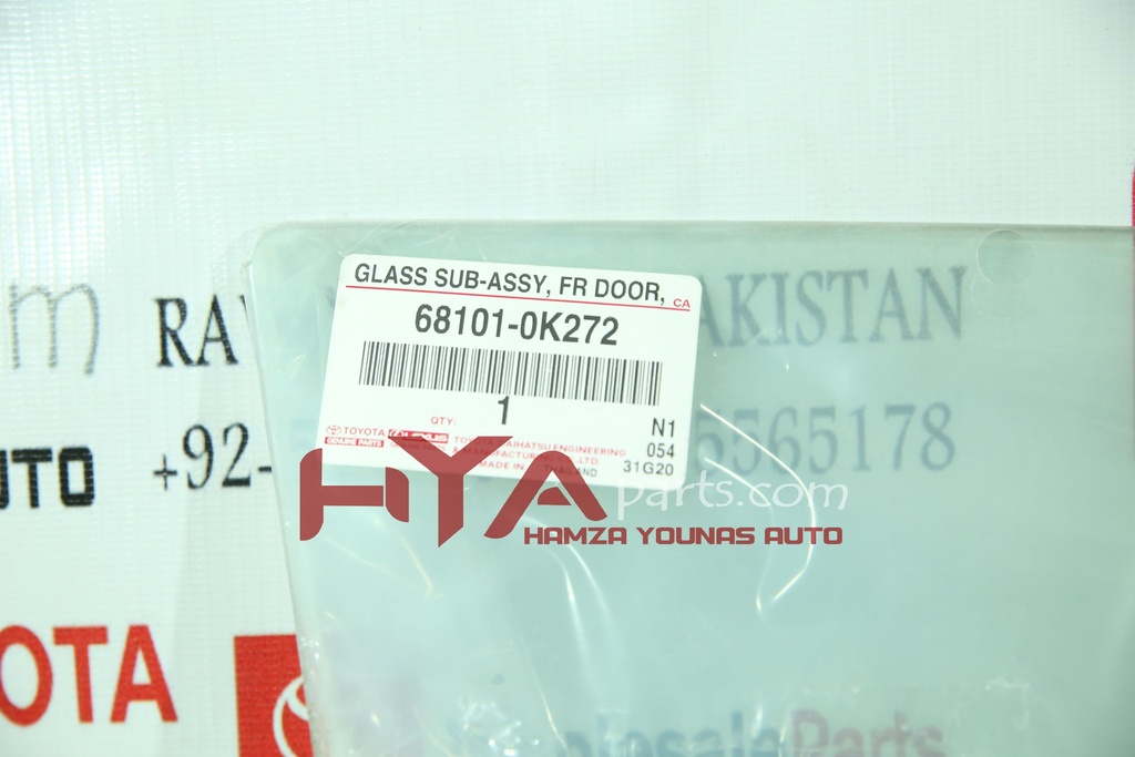 GLASS SUB-ASSY, FRONT DOOR, RH | H Y A parts